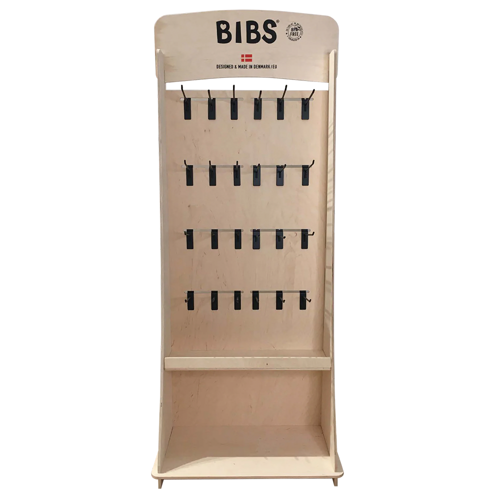 Single Sided Large Display - Includes 30 hooks (8") – BIBS B2B US