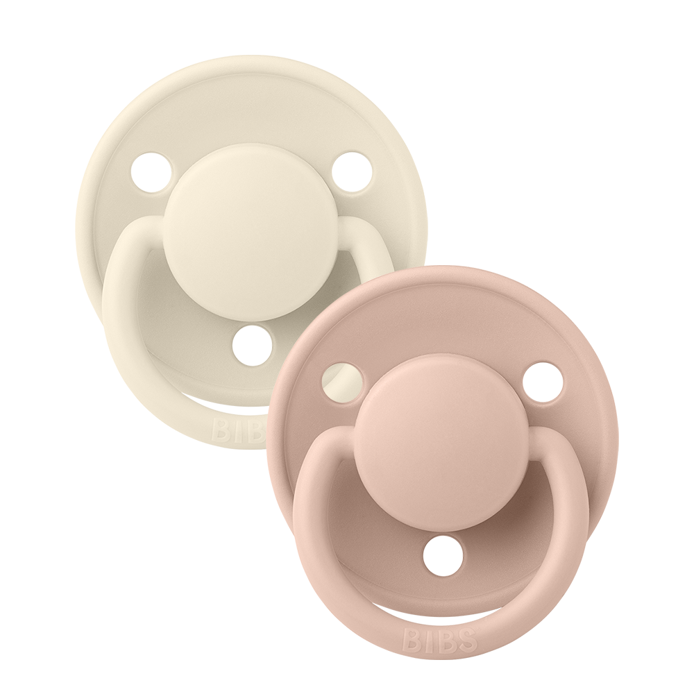 De Lux 2 PACK Ivory/Blush – BIBS B2B US